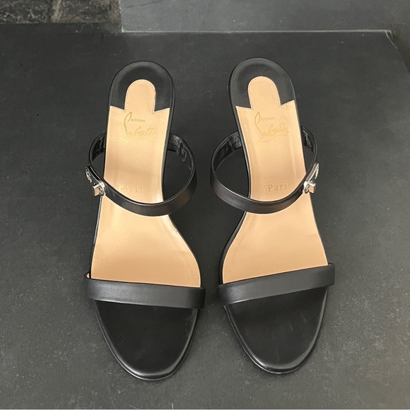 Christian Louboutin | Shoes | Christian Louboutin Open Toe Lock Me ...